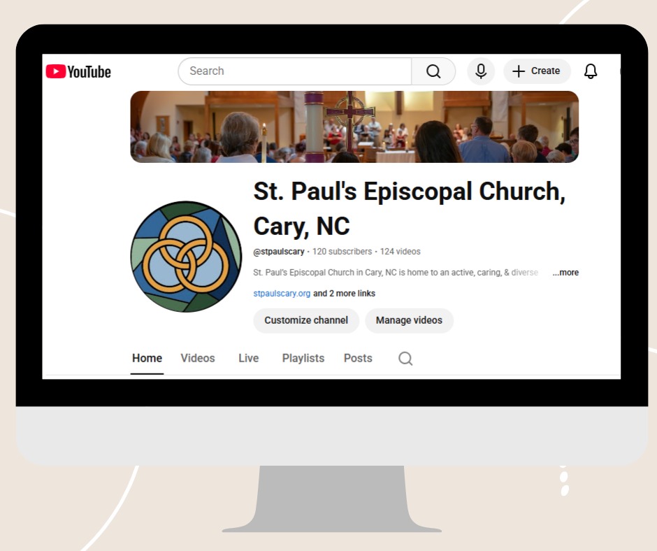 Sunday Livestream is Moving to YouTube – St. Paul's Episcopal Church